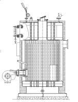 China 500kg/H-2000kg/H Oil Gas Steam Boiler Vertical Tube Boiler Quick Installation for sale
