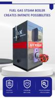 China Natural Circulation Fire Tube Oil Gas Steam Boiler Vertical 1 Ton High Safety for sale