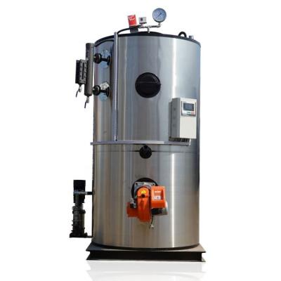 China 200kg/H Vertical Natural Gas LPG Fire Tube Steam Boiler Stainless Steel Shell for sale