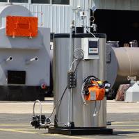 China 200kg/H Vertical Natural Gas LPG Fire Tube Steam Boiler Stainless Steel Shell for sale