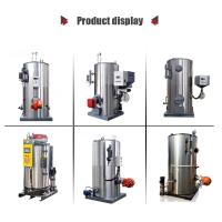 China 200kg/H Vertical Natural Gas LPG Fire Tube Steam Boiler Stainless Steel Shell for sale