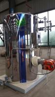 China Oil Gas Steam Boiler Vertical 0.5 Ton Compact Structure Small Footprint for sale