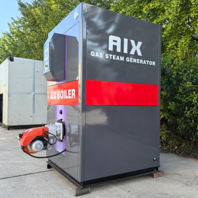 China AIXBOILER LSS Vertical Oil/Gas Steam Boiler 1 Ton Intelligent Control Less Labor Cost for sale