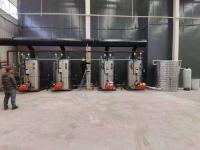 China High Efficiency 0.5T Vertical Oil Gas Steam Boiler Compact Small Footprint for sale