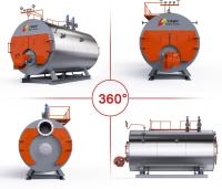 China 3Ton Natural Gas Fired Steam Boiler with Burner for Garment Factory Henan for sale