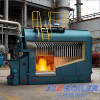 China 2T Chain Grate Biomass Fired Steam Boiler Horizontal Fire Tube Boiler Environmentally Friendly for sale