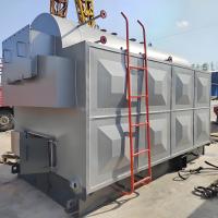 China DZH Series 4 Ton Hand Fired Biomass Coal Wood Pellet Fixed Grate Steam Boiler Industrial Use for sale