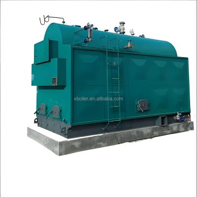 China 6 Ton Horizontal Biomass Wood Chip Steam Boiler Fixed Grate for sale