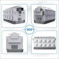 China New DZH 1t/2t/3t/4t/5t/6t Industrial Steam Boiler Low Pressure Horizontal  Fixed Grate Fired by Coal Biomass Wood Palm Shell for sale