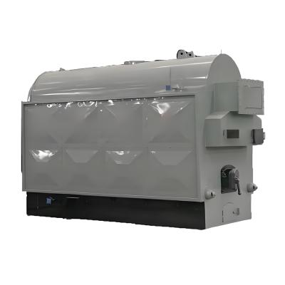 China DZH Easy Operation Packaged New Industrial Biomass Horizontal Fire Tube Water Tube Steam Boiler 2T High Pressure for sale