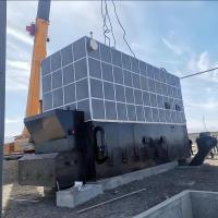 China Horizontal 1400KW Biomass Fired Boiler Industrial Hot Oil Heater For Print Plant for sale