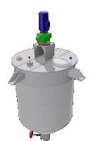 China Stainless Steel Jacketed Reactor Electromagnetic Heating Reaction Kettle for sale
