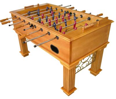 China Sport Competition Soccer Game Table 5 Feet Tournament Foosball Table With Wood Veneer for sale
