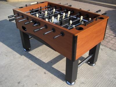 China Wooden Football Game Table ABS Player Steel Rod With 120mm Chrome Leveler for sale