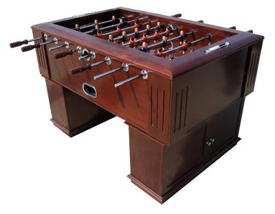 China Luxury Durable 5FT Football Table , Wooden Soccer Table MDF With Wood Veneer for sale