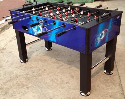 China Multicolor 5 Feet Soccer Game Table Comfortable Wooden Foosball Table For Kicker Match for sale