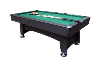 China Promotional 7FT Ping Pong Pool Table Metal Chrome Corner With Conversion Top for sale