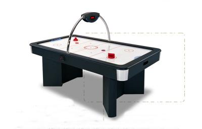 China Deluxe 7FT air hockey table overhead electronic scorer wood MDF ice hockey table for sale