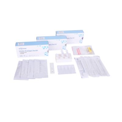 China High Accuracy COVID-19 Antigen Rapid Test Kit Nasal Swab Saliva Self Test ISO13485 96.7% Sensitivity for sale