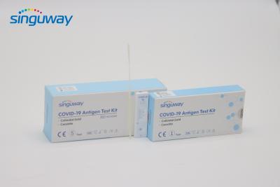 China Rapid Nasal Antigen Test Kit Colloidal Gold High Precision Home Use for sale