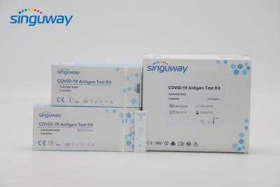 China 98.3% Accuracy Rapid Antigen Self Test Kit OEM One Step 15 Min Result for sale