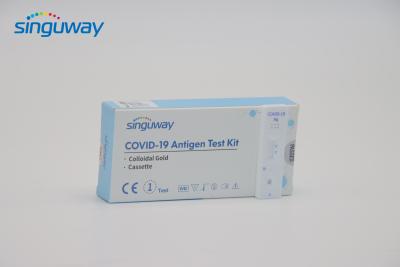 China COVID-19 Antigen Rapid Test Kit Nasal Swab Colloidal Gold High Sensitivity 300 Tests for sale