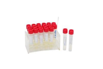 China Disposable Virus Sampling Kit 2mL VTM Test Tube with Throat Swab Stick for Specimen Collection for sale