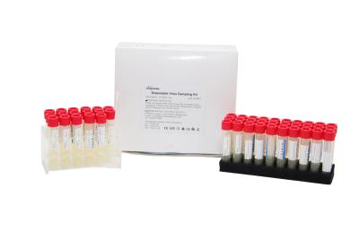 China Disposable Viral Transport Medium Kit with Oral Swab 3ml Liquid CE ISO13485 for sale