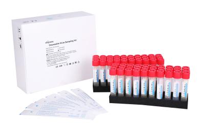 China Disposable VTM Viral Transport Medium Kit with Nasal Swab 10ml Tube for sale