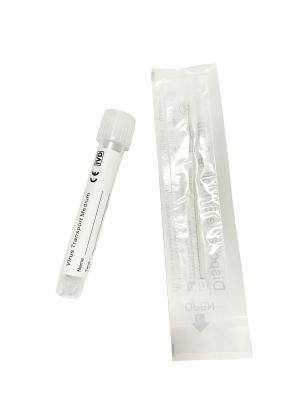 China OEM VTM Disposable Virus Sampling Kit 7ml Viral Media Transport Tubes for sale