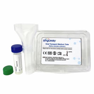 China Disposable Virus Sampling Kit 5mL 10mL DNA RNA Saliva Collection Tube for Diagnosis for sale