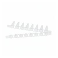 China 0.2mL Low Profile PCR Tube Strips with Attached Lids 8-Strip Transparent for sale