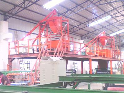 China Wall Panel Manufacturing Equipment for Fire Resistant Decorating Board / Straw Door for sale