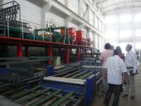China 32KW Total Power Sandwich Panel Machine , PLC Control System Sandwich Production Line  for sale