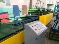 China Straw Color Wave Tiles Making Machine , Reverse In Phase Running Tech Roof Tiles Machine for sale