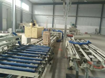 China Straw Color Wave Roof Tile Making Machine for Mgo / Mgcl / Fiber Glass Mesh Raw Material for sale