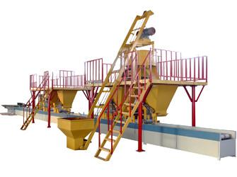 China 2 - 60mm Thick Fire Proof Wheat Straw Board Making Machine Eco Friendly GB8041 for sale