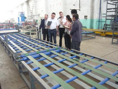 China Adjustable Thick Roof Sheet Forming Machine , Roller Extruding Tiles Manufacturing Machine for sale