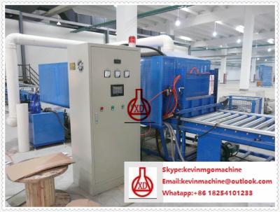 China Double Roller Extruding Technology MgO Board Production Line for Sawdust / Crushed Plant Straw Material for sale