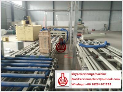 China Wall Panel Forming Machine for 3 - 30 mm Thickness Fireproof MGO Wall Board for sale