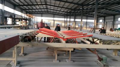 China Magnesium Oxide Board Production Line with Pre Curing / Module Stripping Process for sale