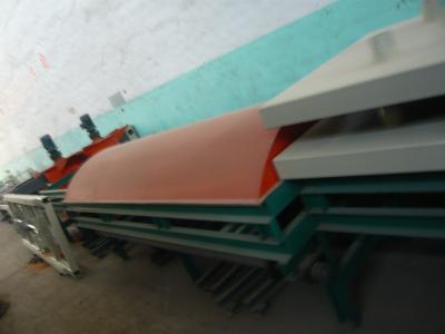 China Full Automatic Fiber Glass Magnesium Oxide Sheet  Construction Material Making machine  Larger Capacity   1500 Sheets for sale