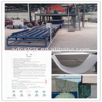 China Moisture Resistant Magnesium Oxide Board Production Line With Double Working Station for sale