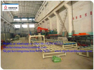 China Magnesium Oxide Board Production Line / Wall Panel Manufacturing Equipment for sale