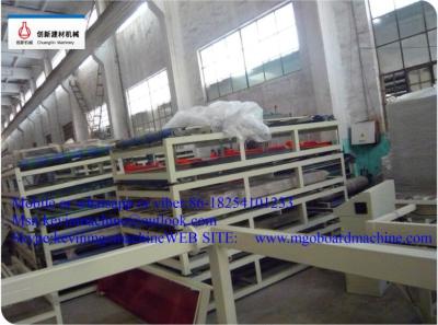 China Decorative Firefroof Mgo Board Construction Material Making Machinery With Steel Structure for sale
