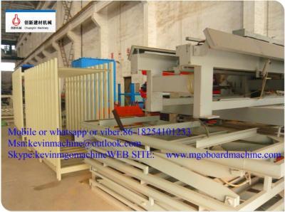 China Blue 54 KW Power MgO Board Production Line With Double shaft Mixing machine for sale