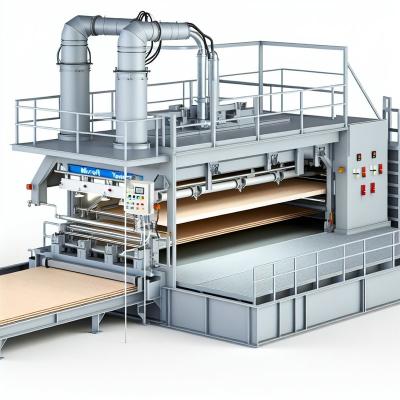 China High Flexural Strength Customized Cement Board Making Machine Formaldehyde Emission ≤1.5mg/L and Water Absorption ≤10% for sale