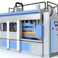 China Custom Color 3 Phase Wall Panel Forming Machine for Double Wall Panels for sale