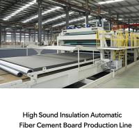 China High Sound Insulation Automatic Fiber Cement Board Production Line for Materials and Efficiency for sale