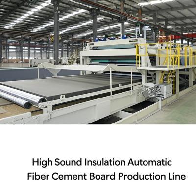 China High Sound Insulation Automatic Fiber Cement Board Production Line for Materials and Efficiency for sale